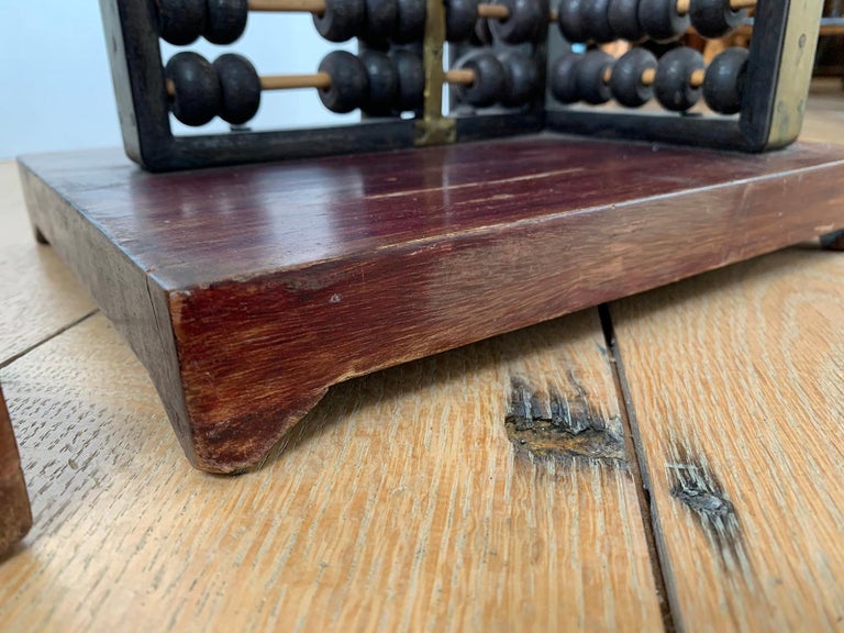 Pair of 19th-20th Century Abacuses as Lamps on Custom Bases at 1stDibs