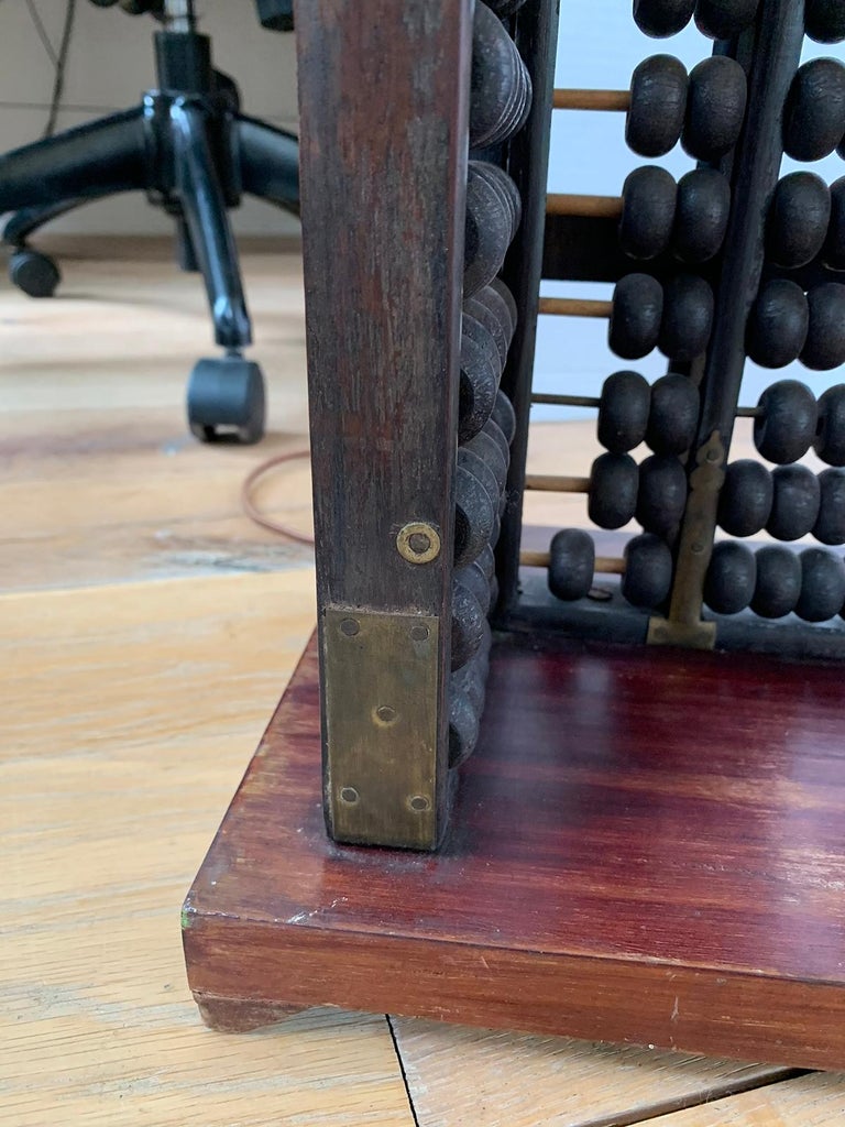 Pair of 19th-20th Century Abacuses as Lamps on Custom Bases at 1stDibs