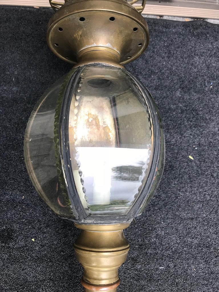 Pair of 19th Century American Coach Lanterns at 1stDibs