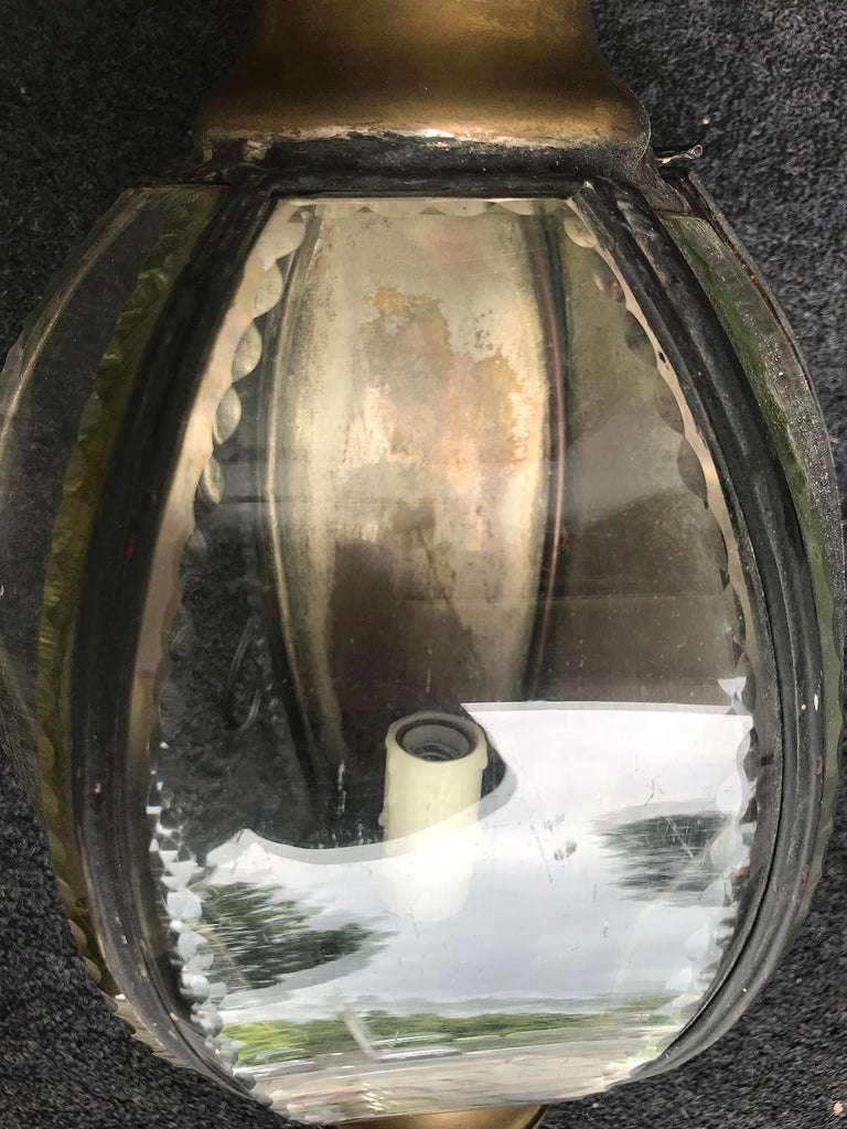 Pair of 19th Century American Coach Lanterns at 1stDibs