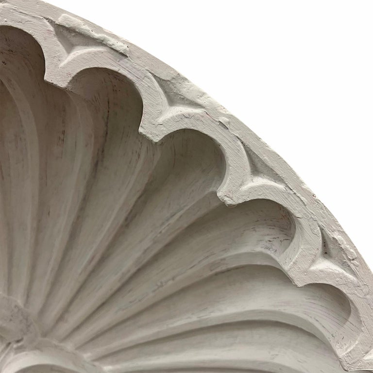 Pair of 19th Century American Plaster Shell Niche or Door Caps For Sale ...