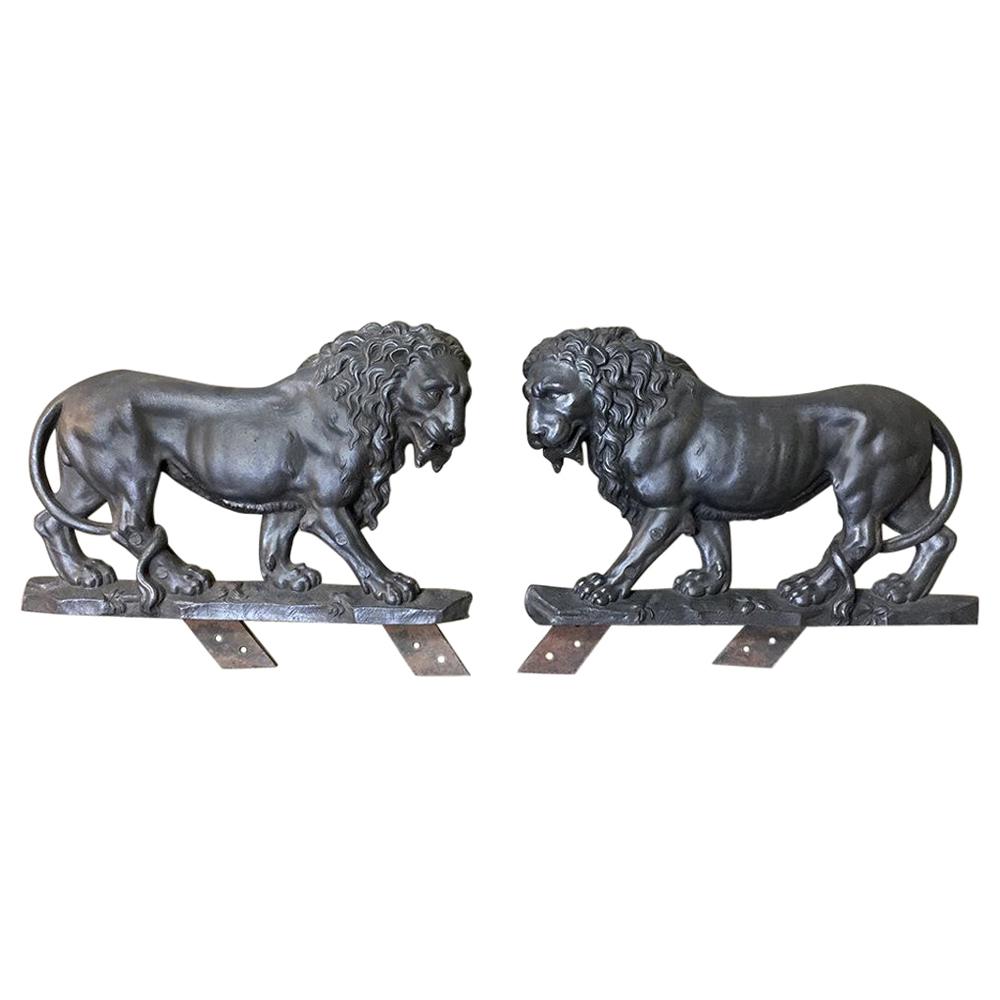Pair of late 19th century Cast Iron American Greyhounds Statues at 1stDibs