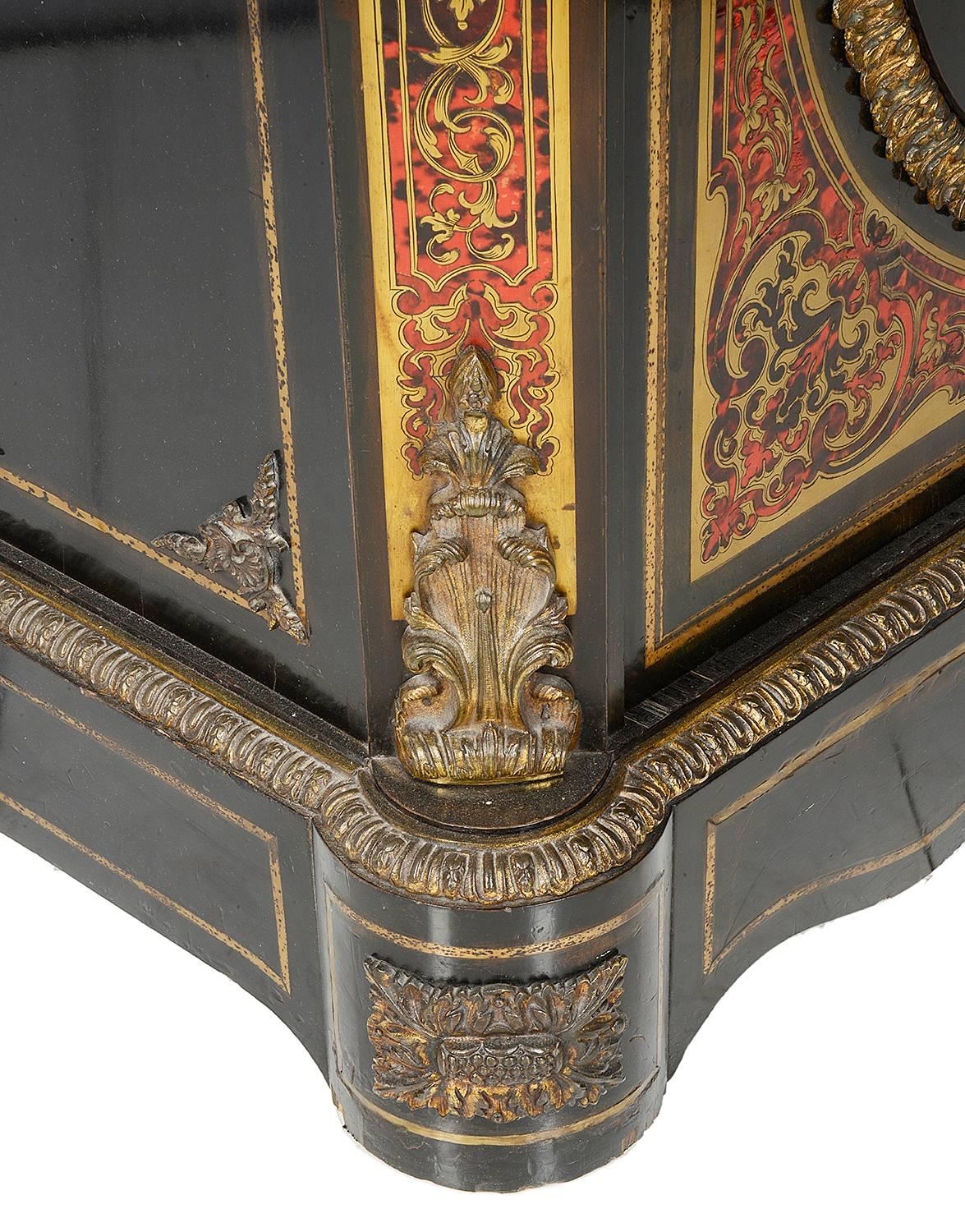 Pair of 19th Century Boulle Cabinets at 1stDibs