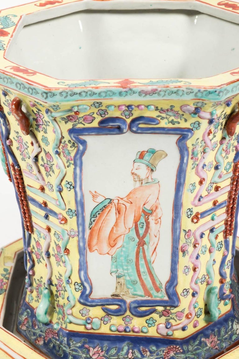 Pair of 19th Century Chinese Cachepots at 1stDibs