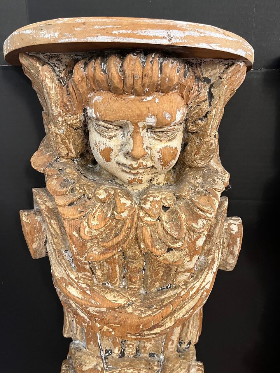 Pair of 19th Century Continental Caryatids For Sale at 1stDibs