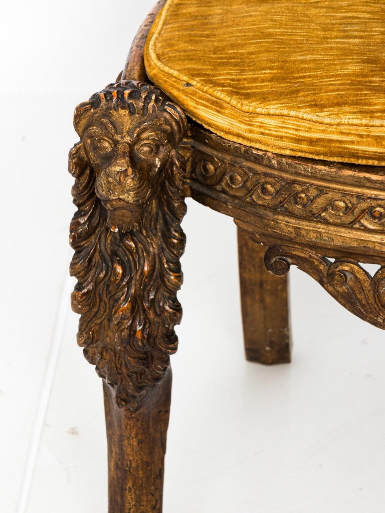 Pair of 19th Century Continental Style Side Chairs at 1stDibs