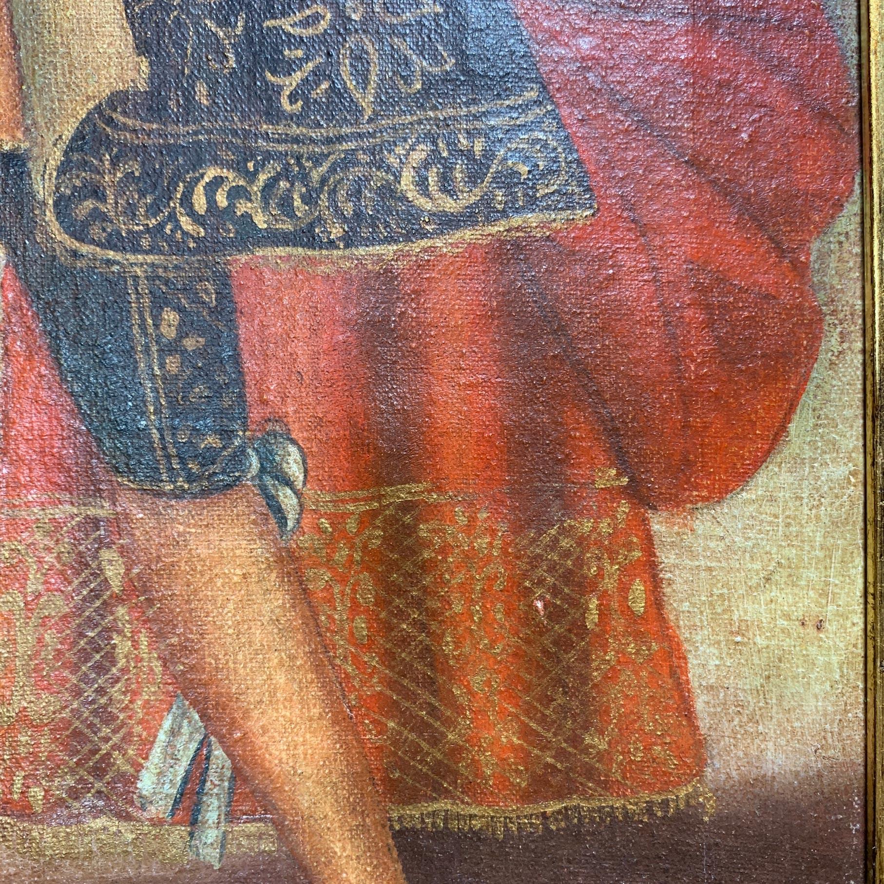 Pair of 19th Century Cuzco School Oil Paintings on Canvas at 1stDibs