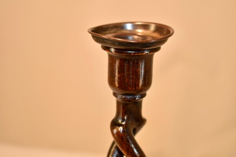 Pair of 19th Century English Candlesticks For Sale at 1stDibs