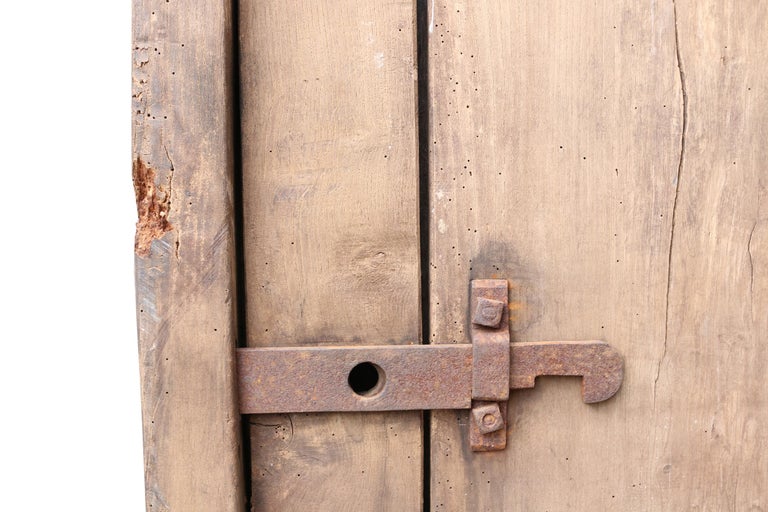 Pair of 19th Century English Elm Wooden Gates at 1stDibs