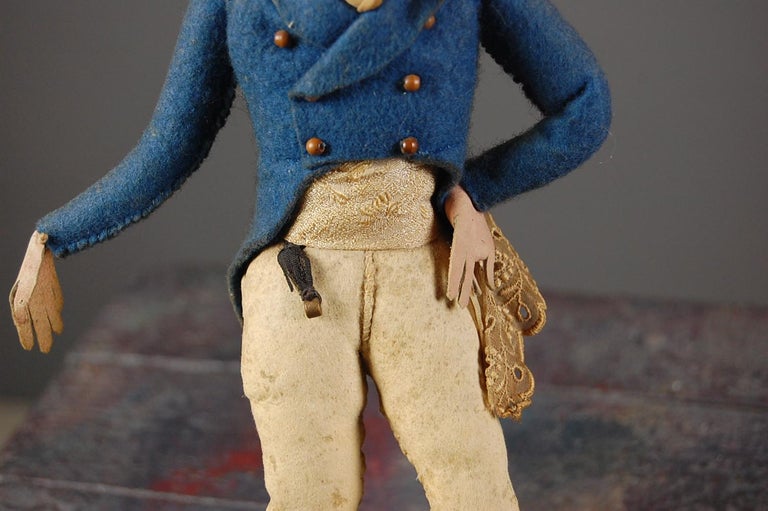 Pair of 19th Century English Georgian Dandy Figures at 1stDibs