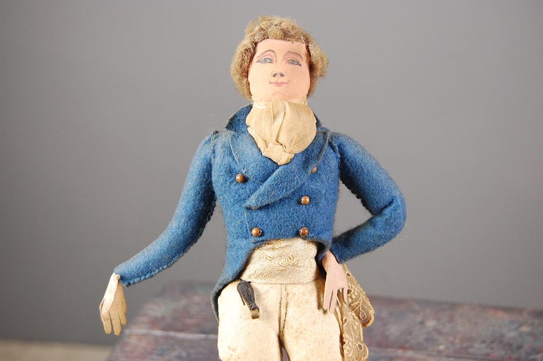 Pair of 19th Century English Georgian Dandy Figures at 1stDibs