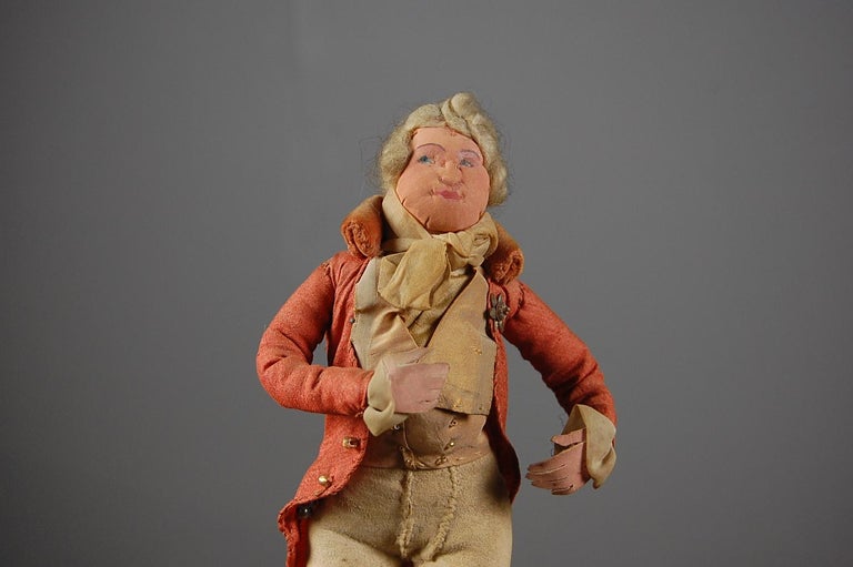 Pair of 19th Century English Georgian Dandy Figures at 1stDibs