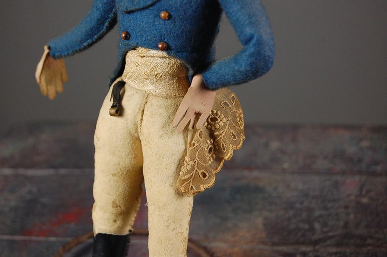 Pair of 19th Century English Georgian Dandy Figures at 1stDibs