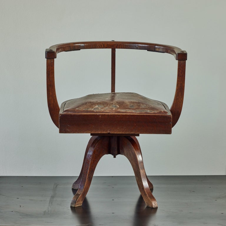 Pair of 19th Century English Study Chairs For Sale at 1stDibs