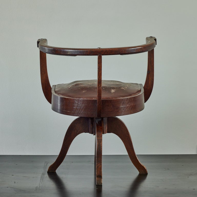 Pair of 19th Century English Study Chairs For Sale at 1stDibs