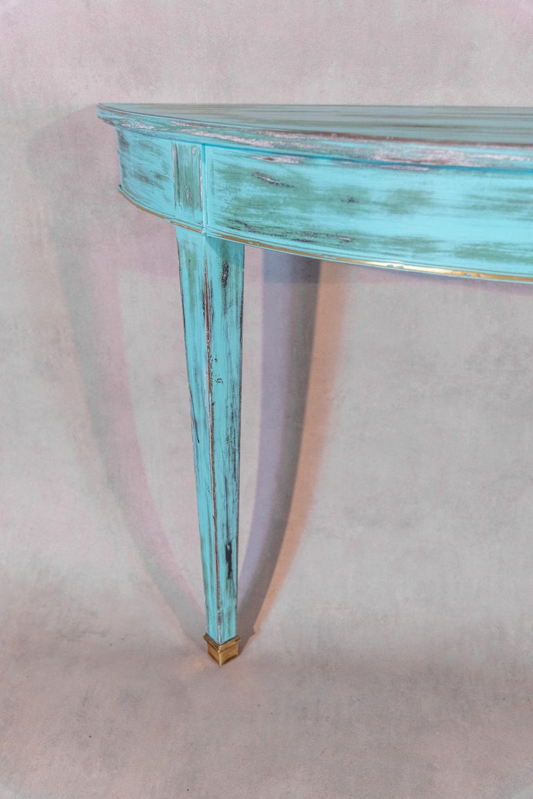 Pair of 19th Century French Directoire Style Consoles For Sale at 1stDibs