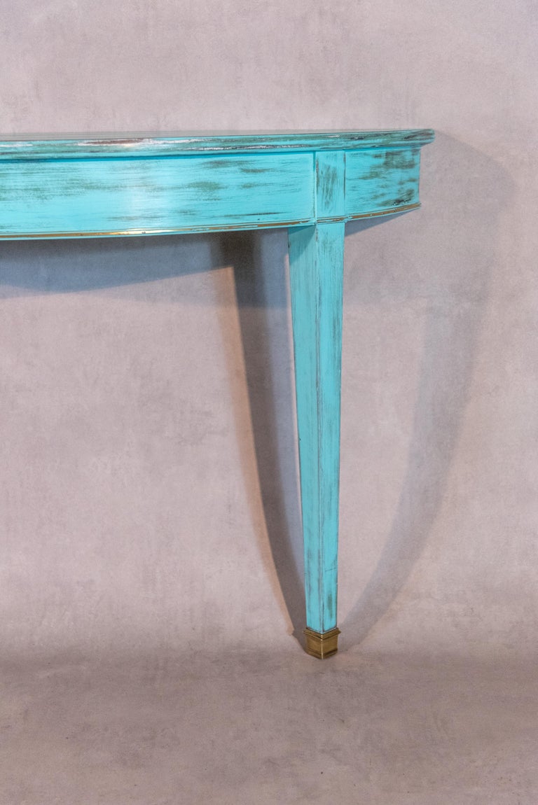 Pair of 19th Century French Directoire Style Consoles For Sale at 1stDibs