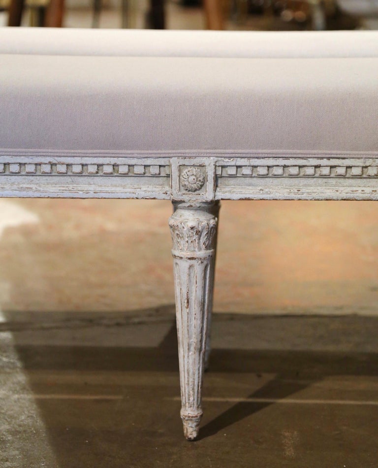 Pair of 19th Century French Louis XVI Carved and Painted Six-Leg ...