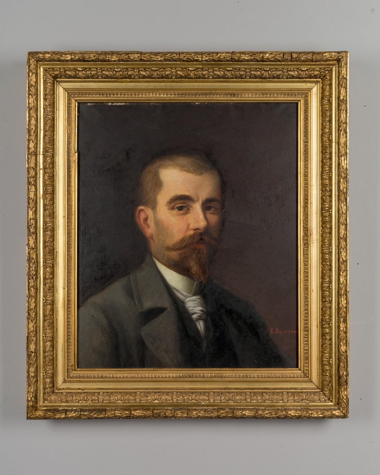 Pair of 19th Century French Portraits For Sale at 1stDibs