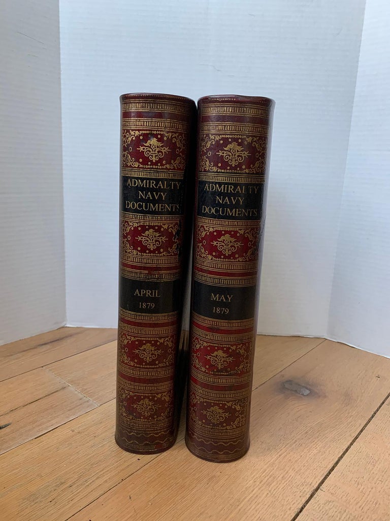 Pair of 19th Century French Tole Document Boxes For Sale at 1stDibs