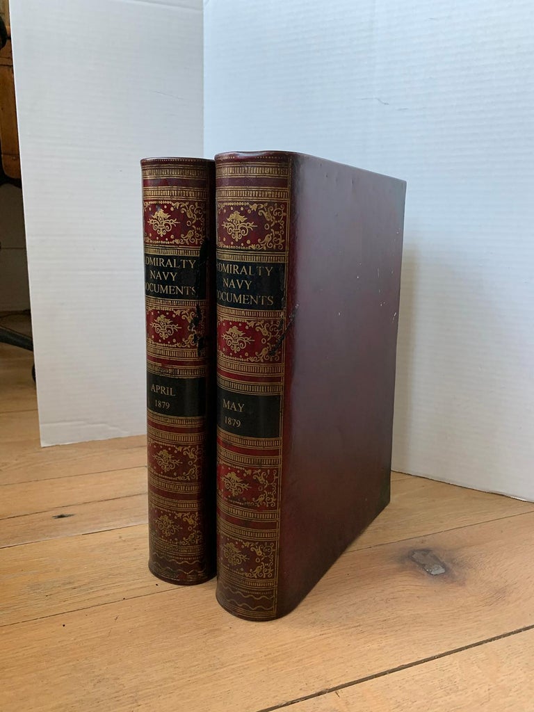 Pair of 19th Century French Tole Document Boxes For Sale at 1stDibs