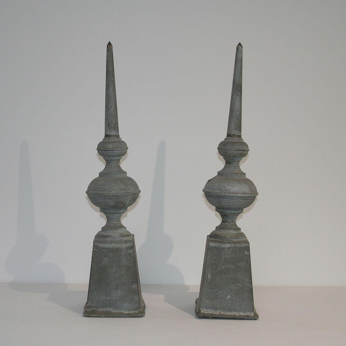 Pair of 19th Century French Zinc Roof Finials at 1stDibs | french roof ...