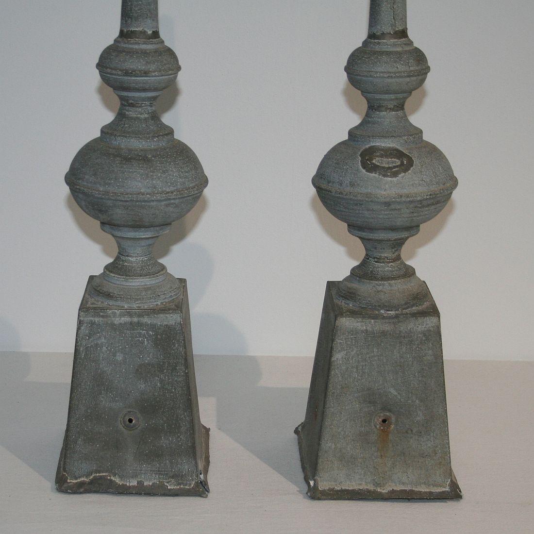 Pair of 19th Century French Zinc Roof Finials at 1stDibs | french roof ...