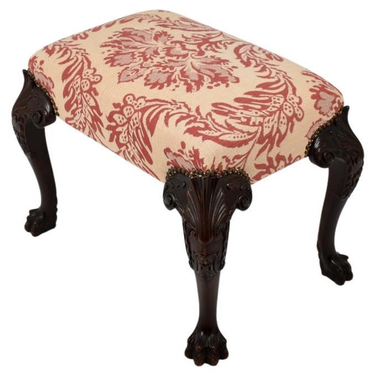 Pair of 19th Century Georgian Mahogany Footstools For Sale at 1stDibs
