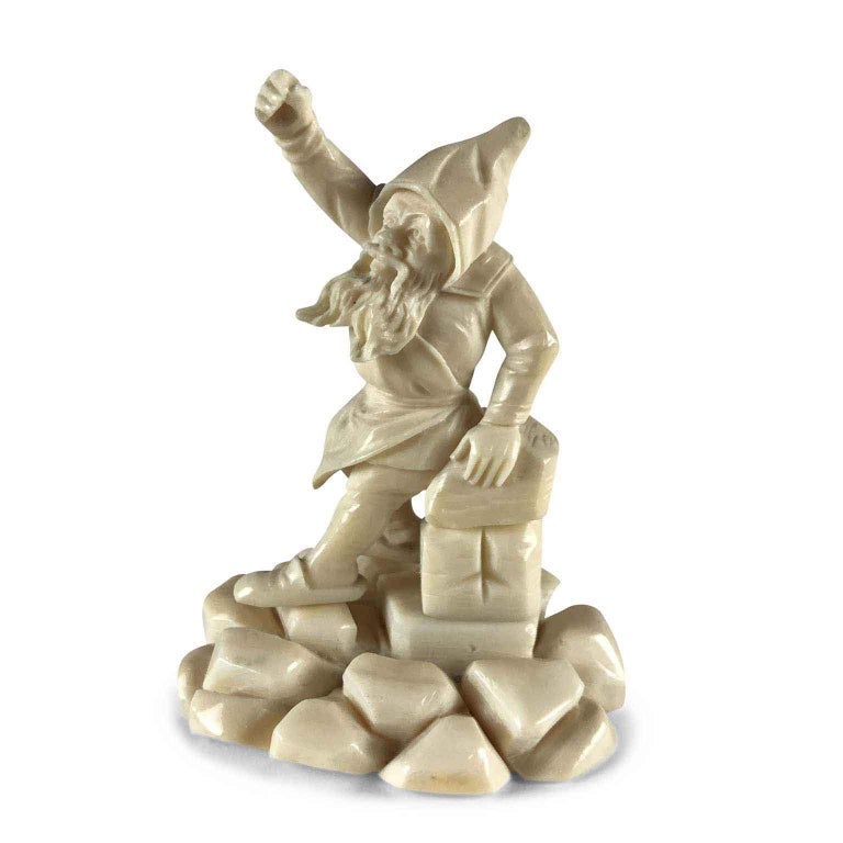 Pair of 19th Century German Gnomes Hand Carved Bone Gnome Figures For ...