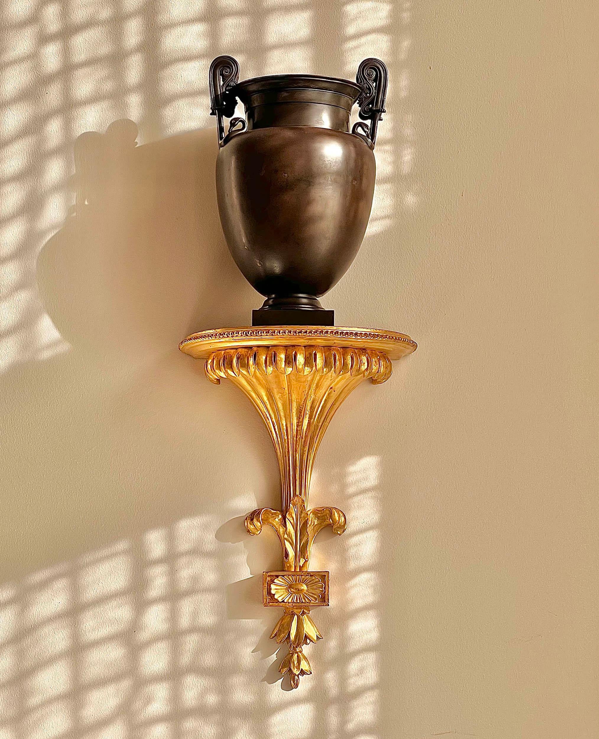 Pair of 19th Century Grand Tour Bronze Volute Krater Vases For Sale at ...