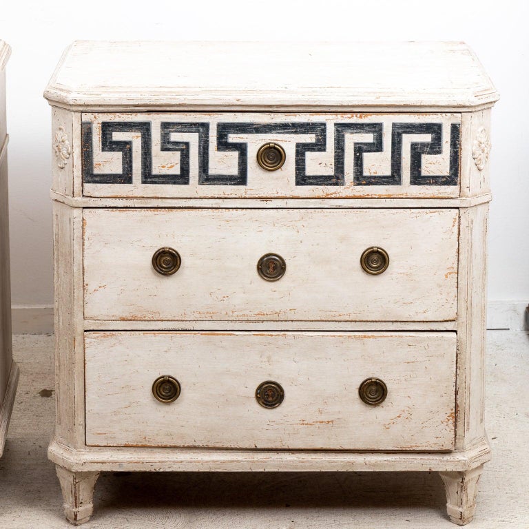 Pair of 19th Century Gustavian Commodes For Sale at 1stDibs