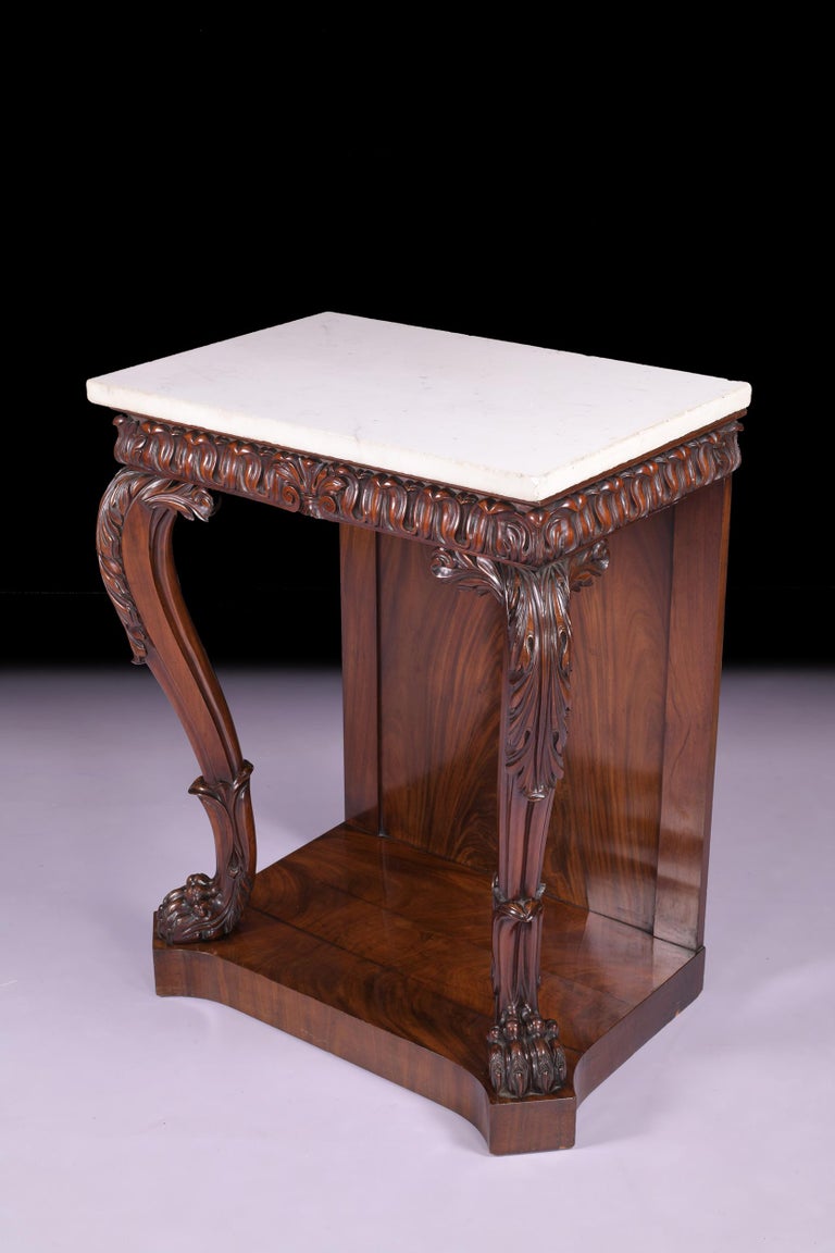 Pair of 19th Century Irish Regency Console Tables by Williams and ...