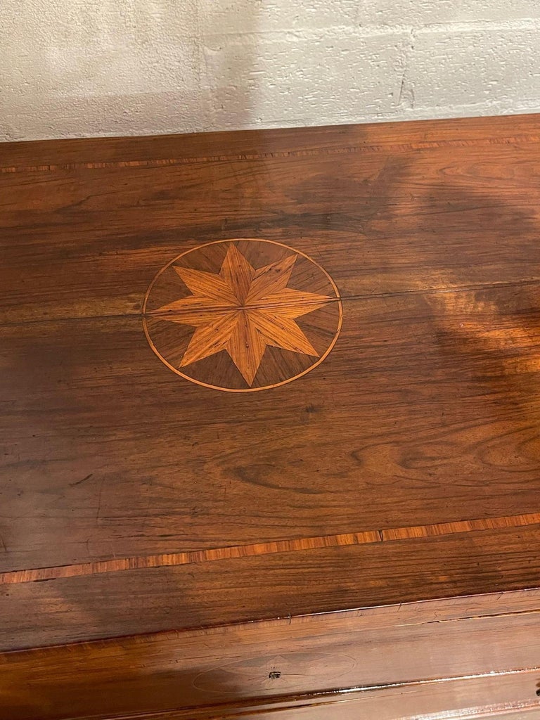 Pair of 19th Century Italian Walnut Neo-Classical Inlaid Commodes at ...