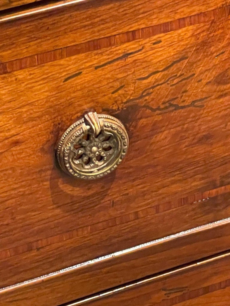 Pair of 19th Century Italian Walnut Neo-Classical Inlaid Commodes at ...