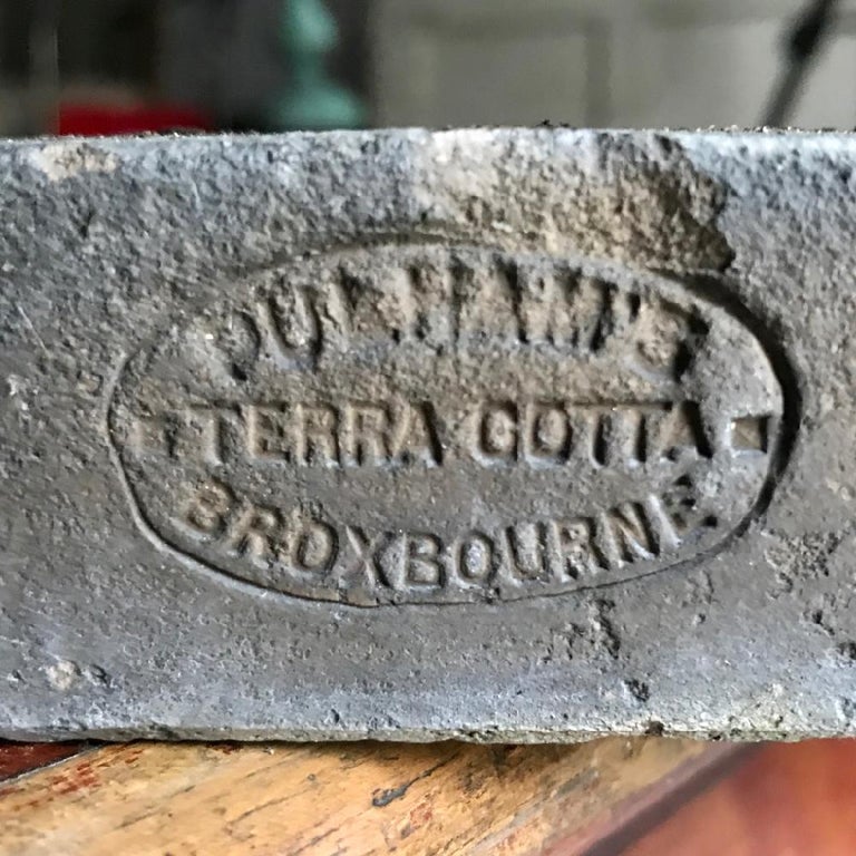 Pair of 19th Century James Pulham Terracotta Garden Urns on Plinths at ...