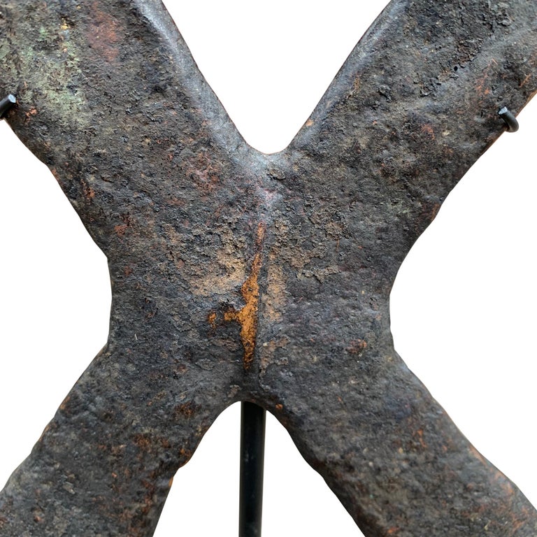 Pair of 19th Century Katanga Cast Copper Currency Pieces on Stands at ...