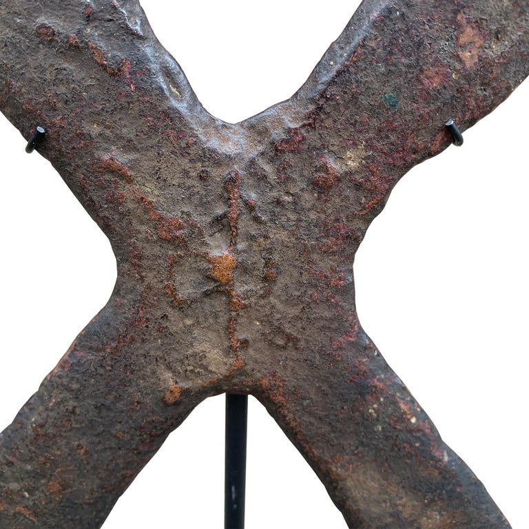 Pair of 19th Century Katanga Cast Copper Currency Pieces on Stands at ...