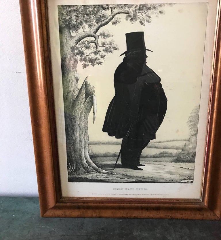 Pair of 19th Century Lithographs of Gentlemen For Sale at 1stDibs