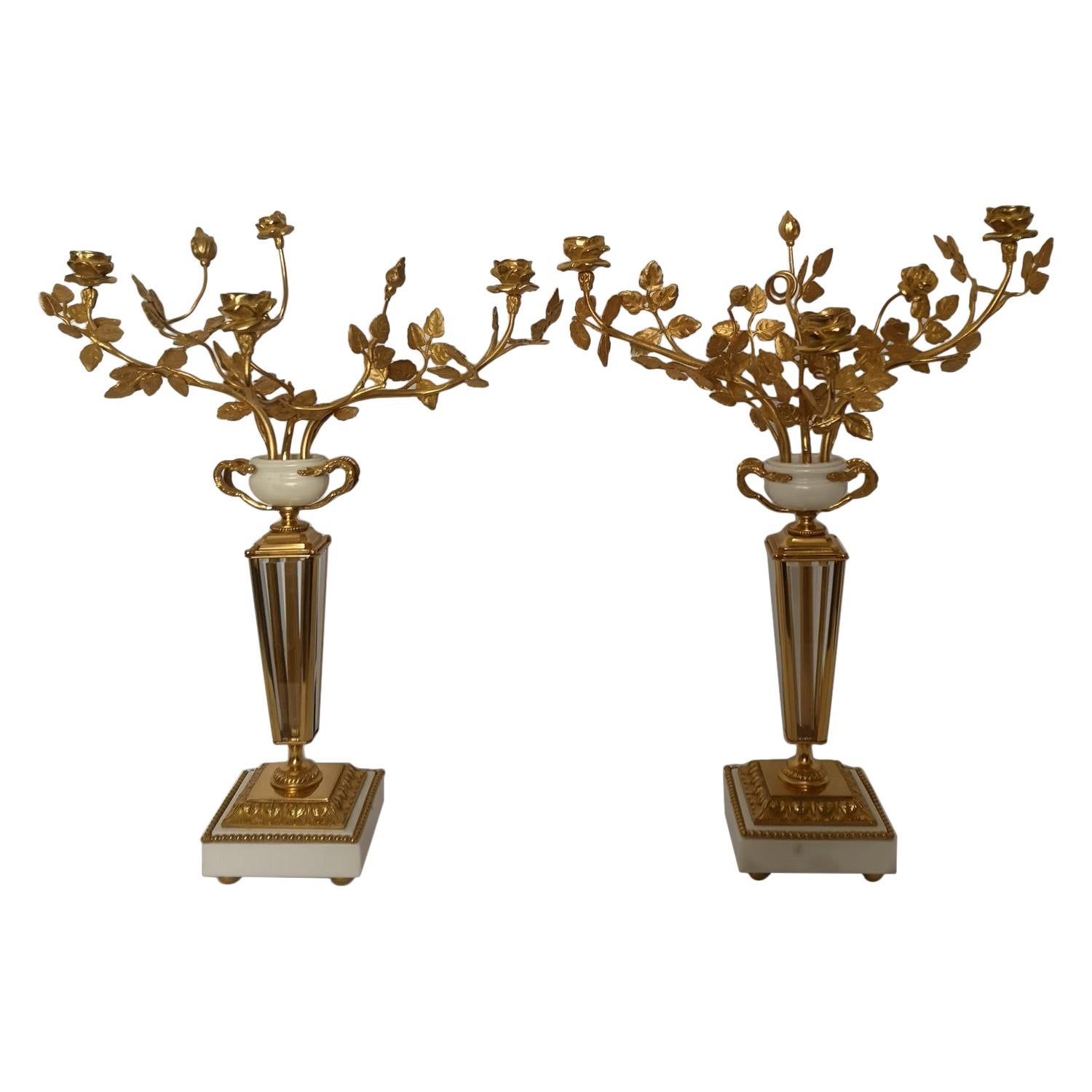 Crystal 3 Arm Candelabra - 9 For Sale on 1stDibs | 3 tier candelabra, 3 ...