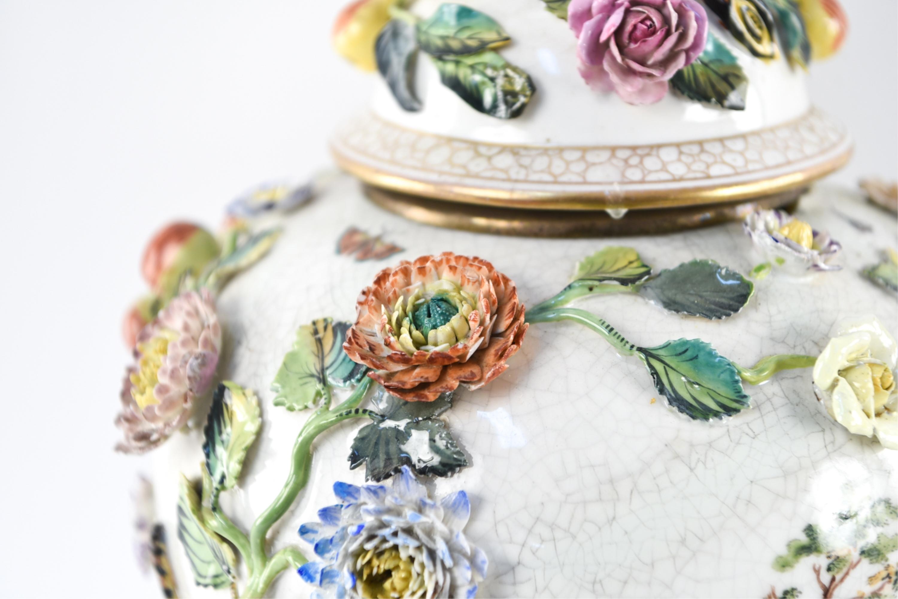 Pair of 19th Century Meissen Porcelain Lamps For Sale at 1stDibs ...