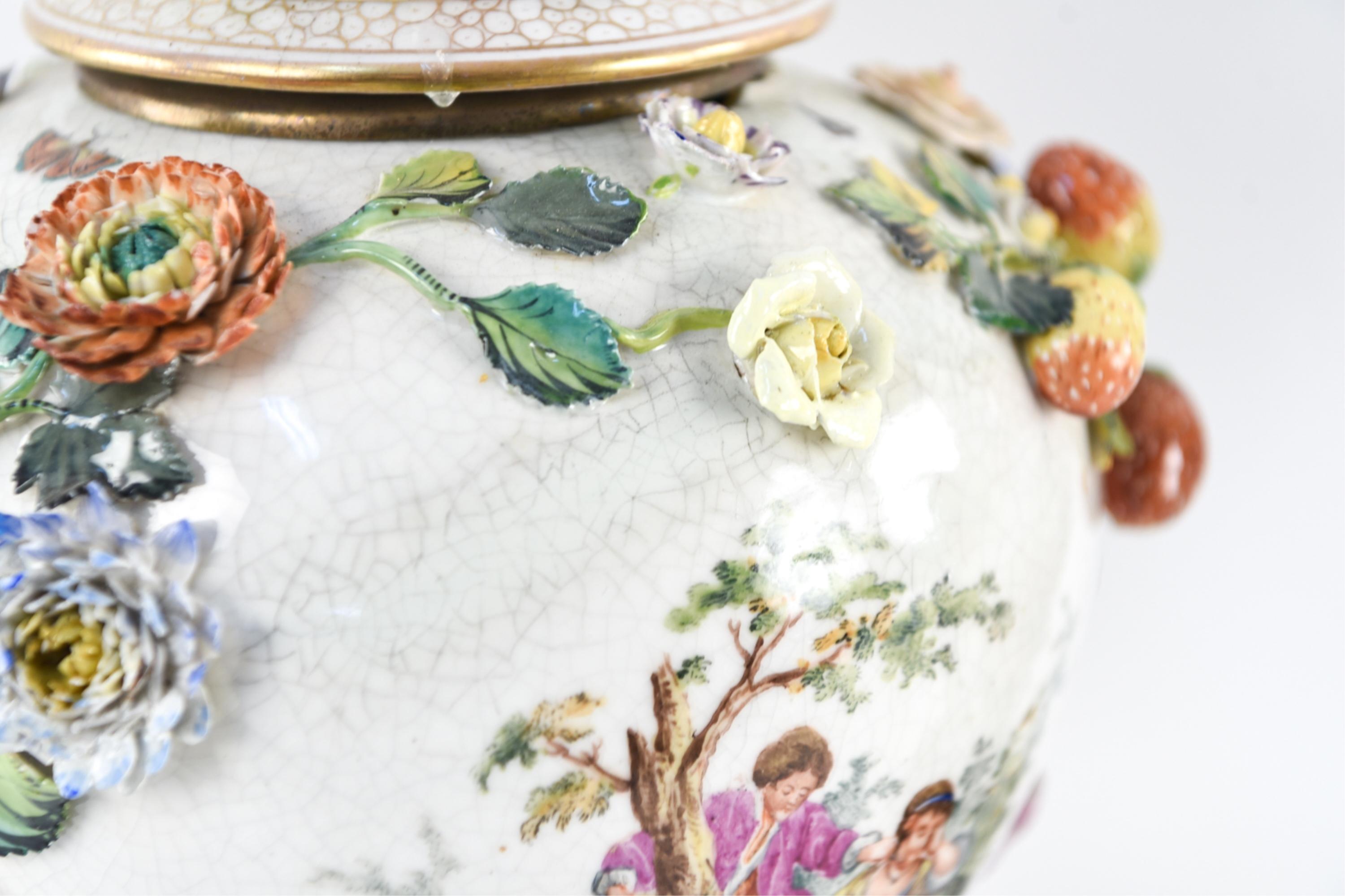 Pair of 19th Century Meissen Porcelain Lamps For Sale at 1stDibs ...