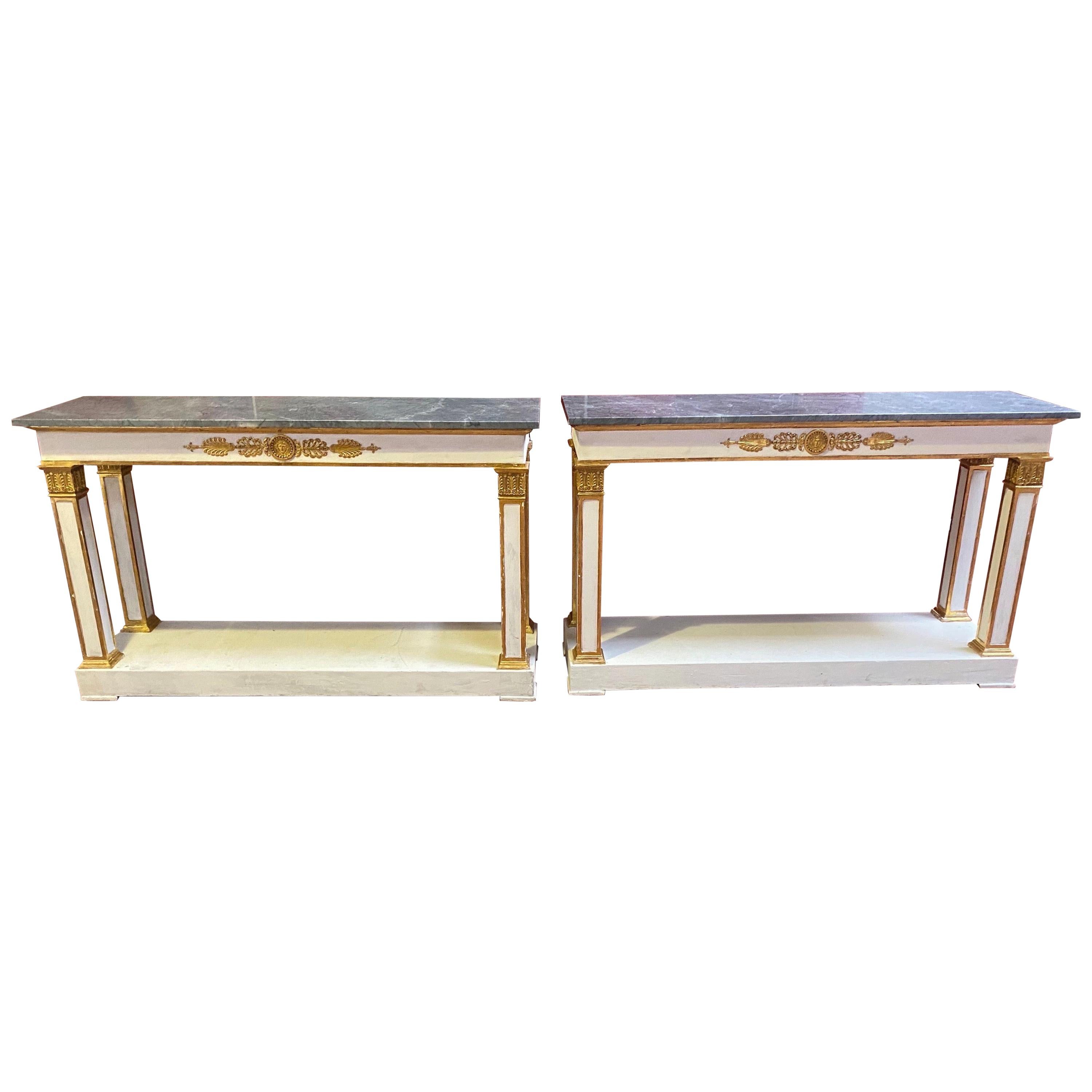 Tuscan Neoclassical Pier Table with Eagle Motif, circa 1820 For Sale at ...