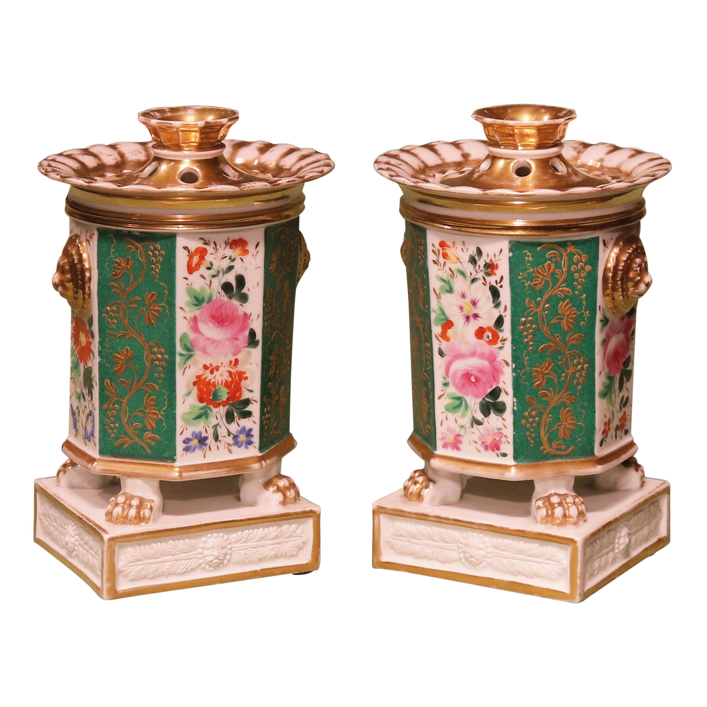 Late 19th Century Pair of Large Paris Porcelain Statues For Sale at 1stDibs