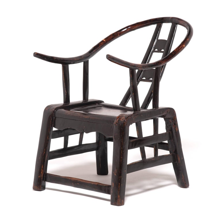 Pair of 19th Century Petite Chinese Chairs For Sale at 1stDibs