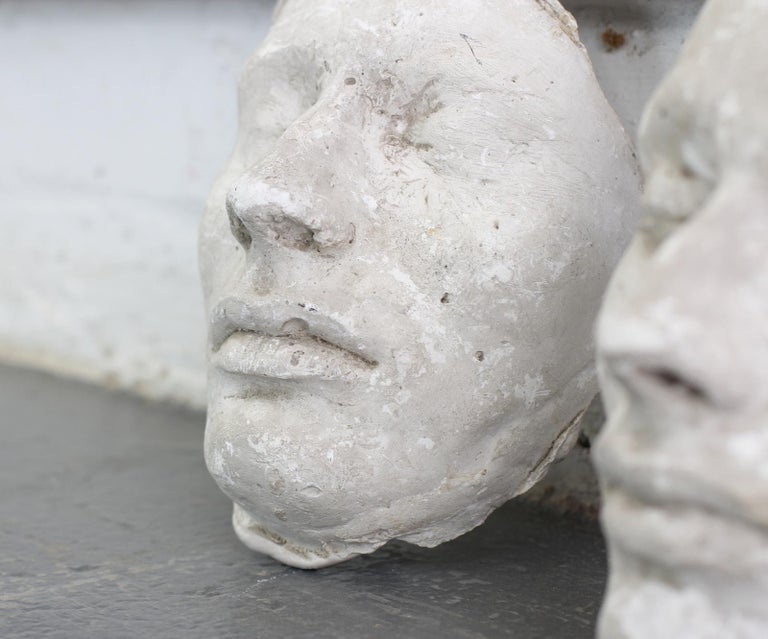Pair of 19th Century Plaster Death Masks at 1stDibs | death masks for ...