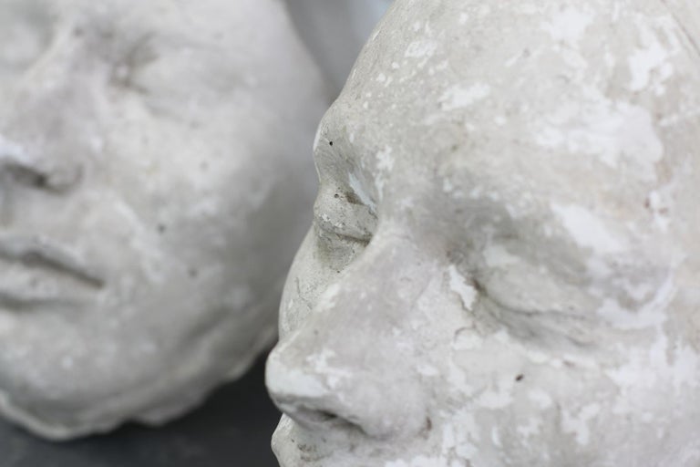 Pair of 19th Century Plaster Death Masks at 1stDibs | death masks for ...
