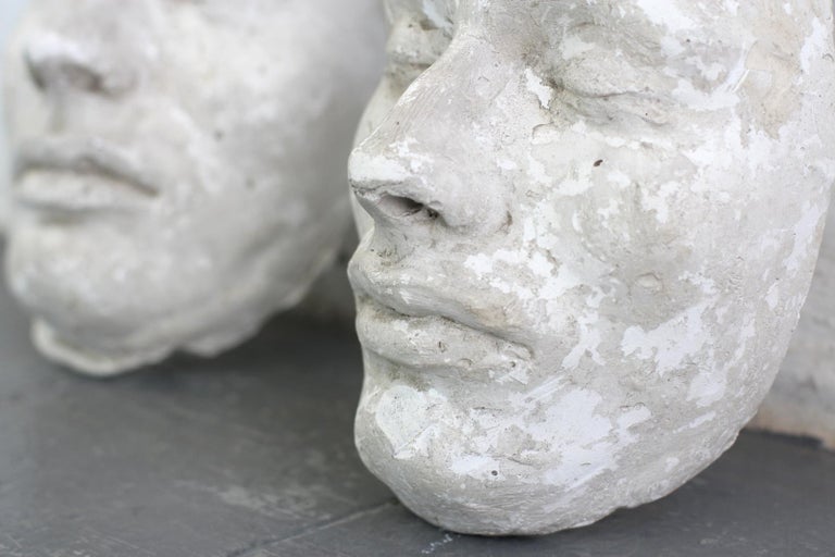 Pair of 19th Century Plaster Death Masks at 1stDibs | death masks for ...
