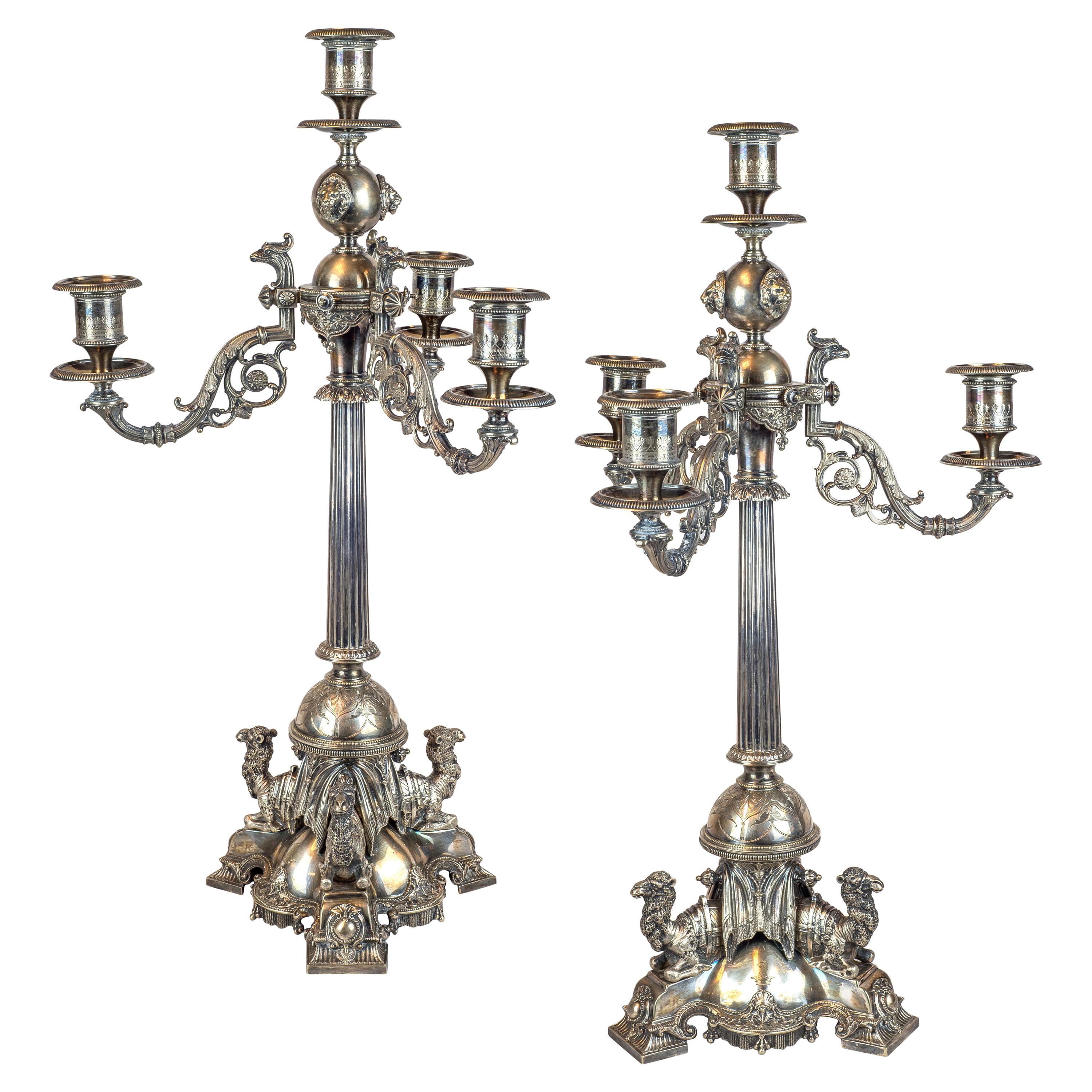 1960's Nagel Atomic Candelabra on Rare Base at 1stDibs