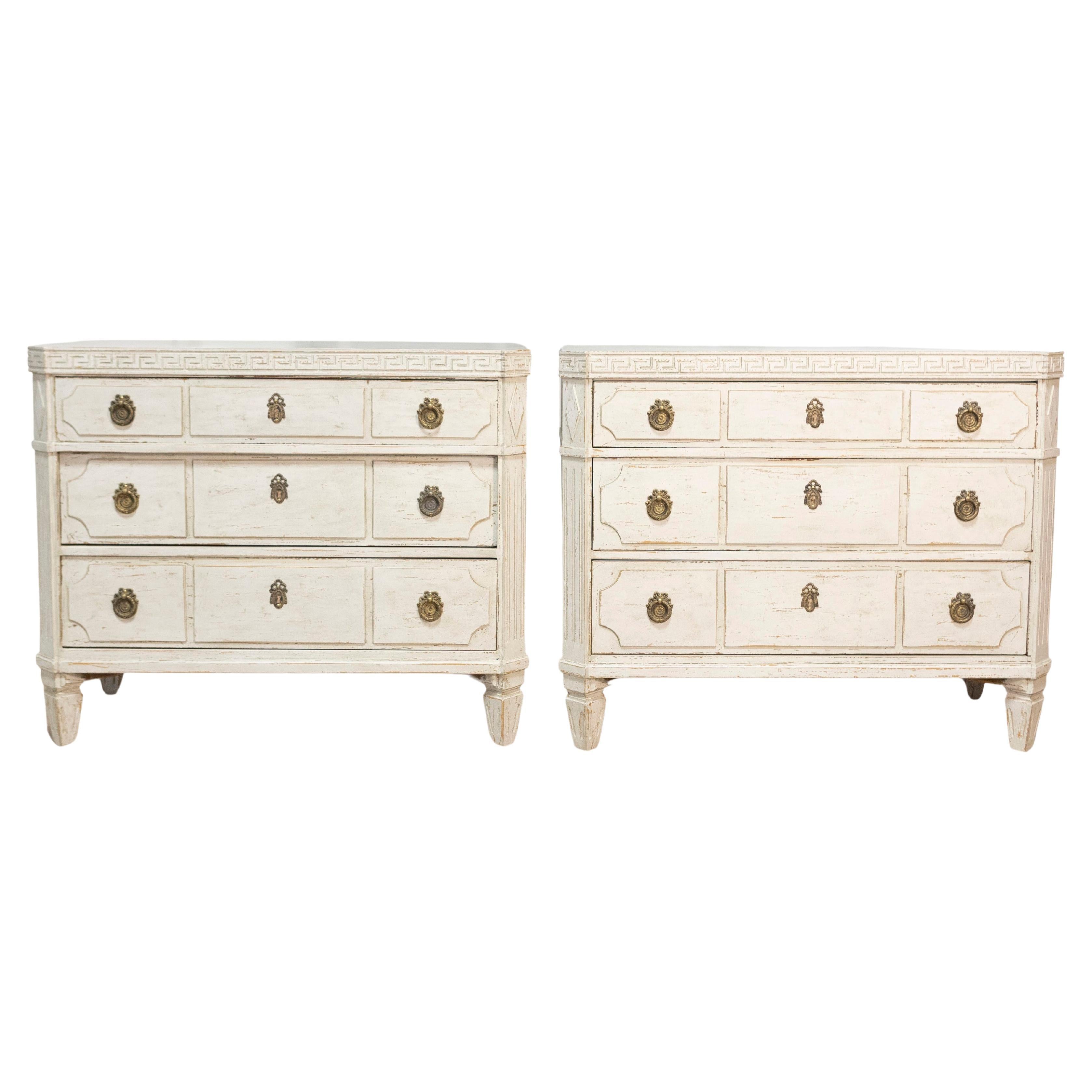Pair of 19th Century Swedish Chests Circa 1880 For Sale at 1stDibs