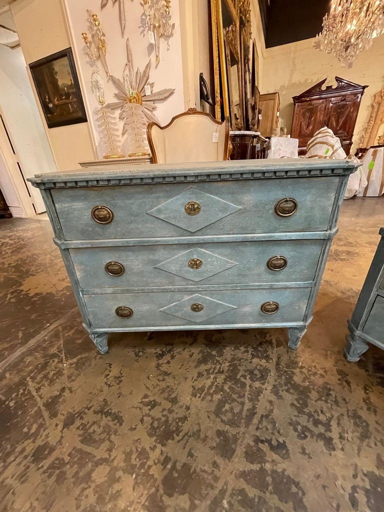 Pair of 19th Century Swedish Neo Classical Commodes For Sale at 1stDibs